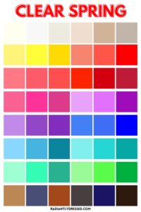 Bright/Clear Spring: Color Palette, Capsule Wardrobe, and Ultimate ...