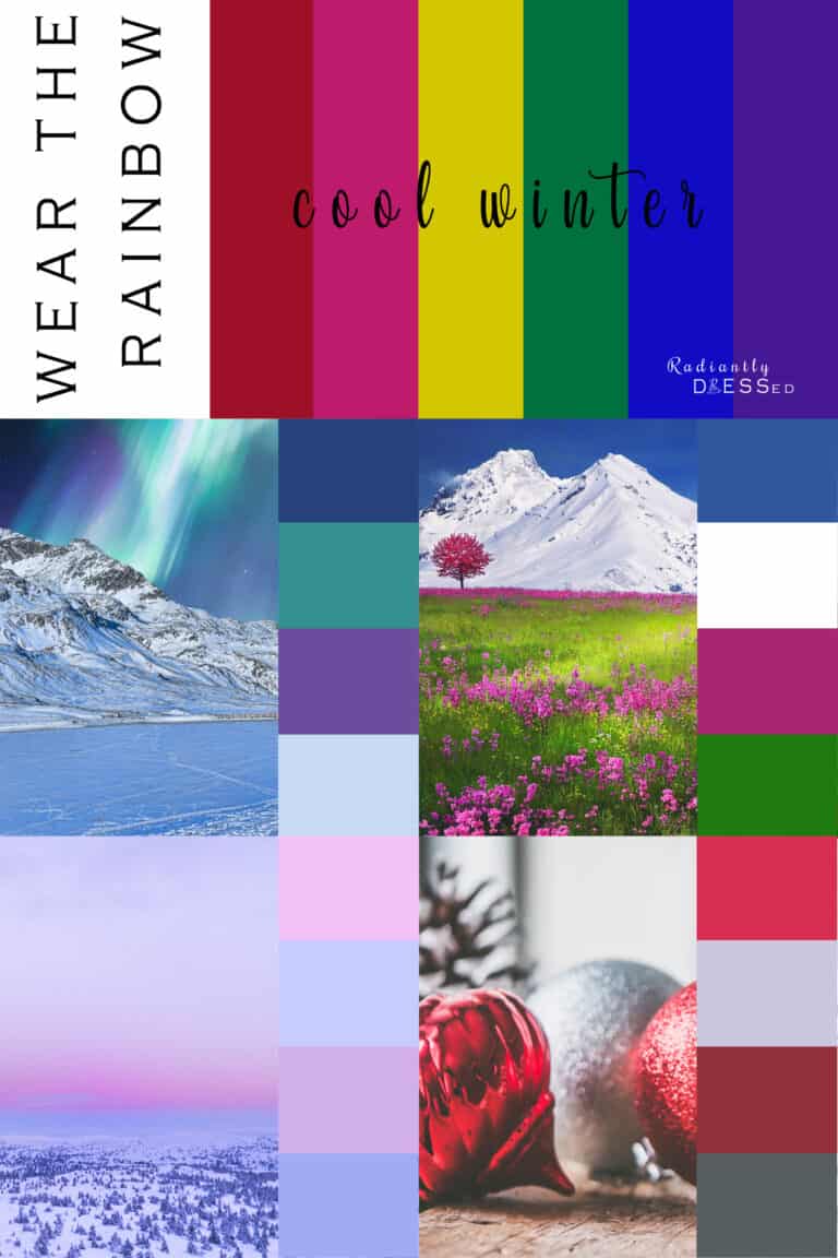 All About Cool Winter: Explore the 12 Seasons at Radiantly Dressed