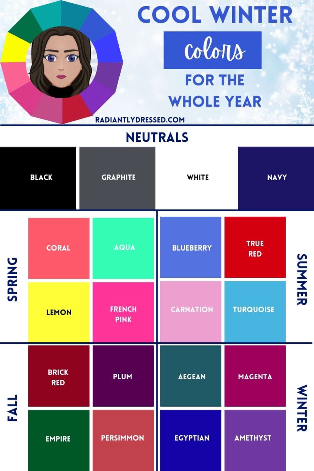Cool Winter Color Palette, Capsule Wardrobe, and Ultimate Guide ...