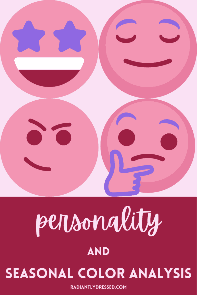 Personality and Color Analysis - Radiantly Dressed