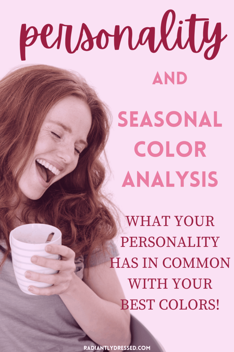 Personality and Color Analysis - Radiantly Dressed