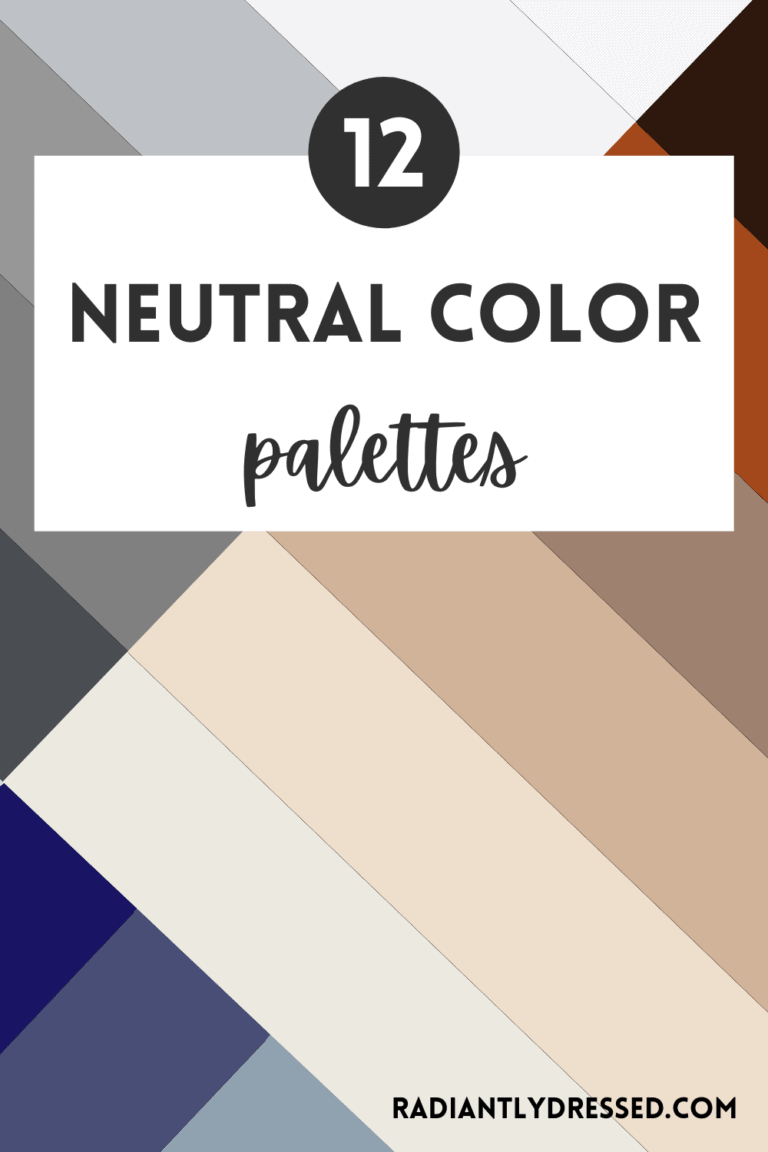 Neutral Wardrobe Colors: 12 Palettes of Neutral Colors