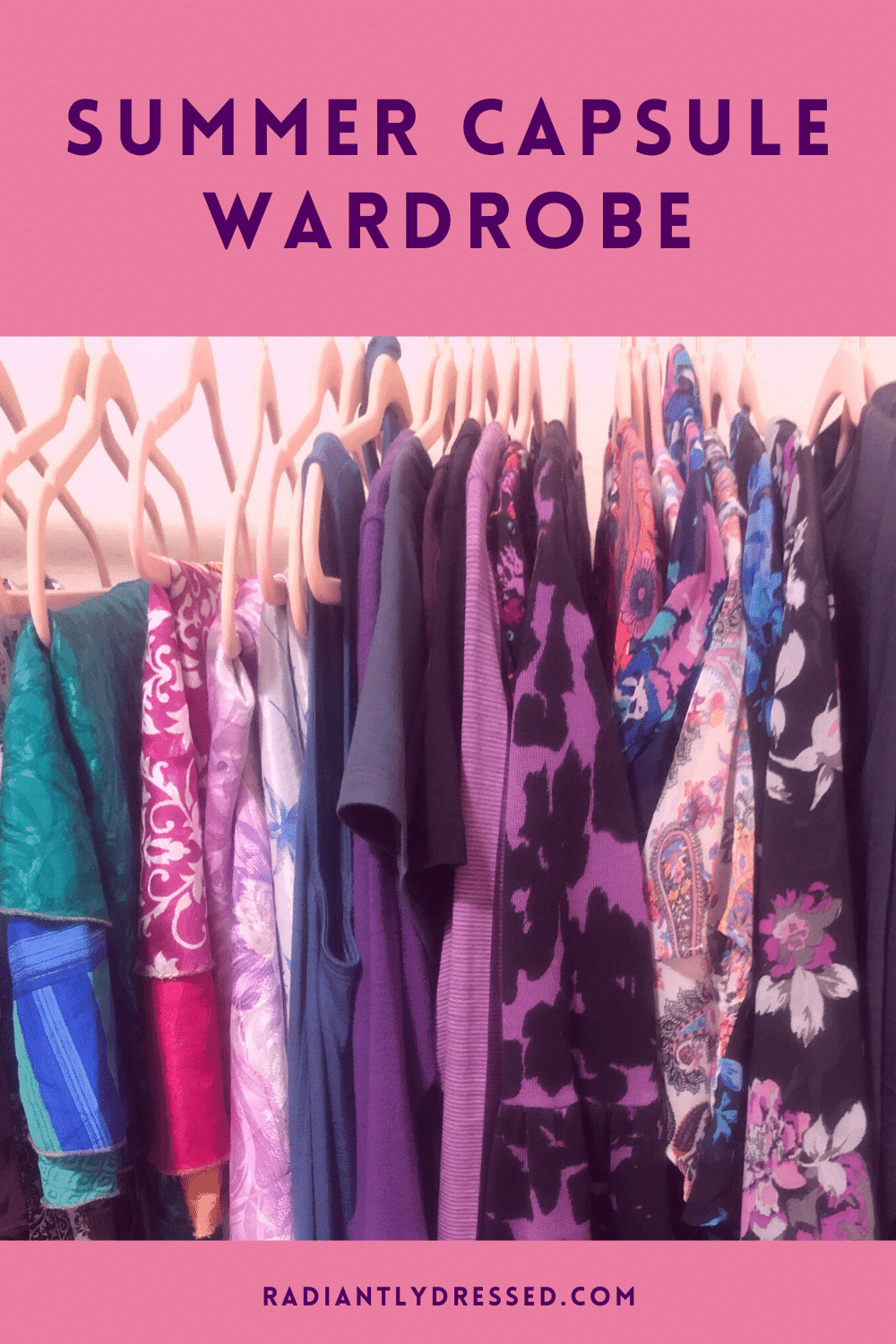 Colorful Summer Capsule Wardrobe