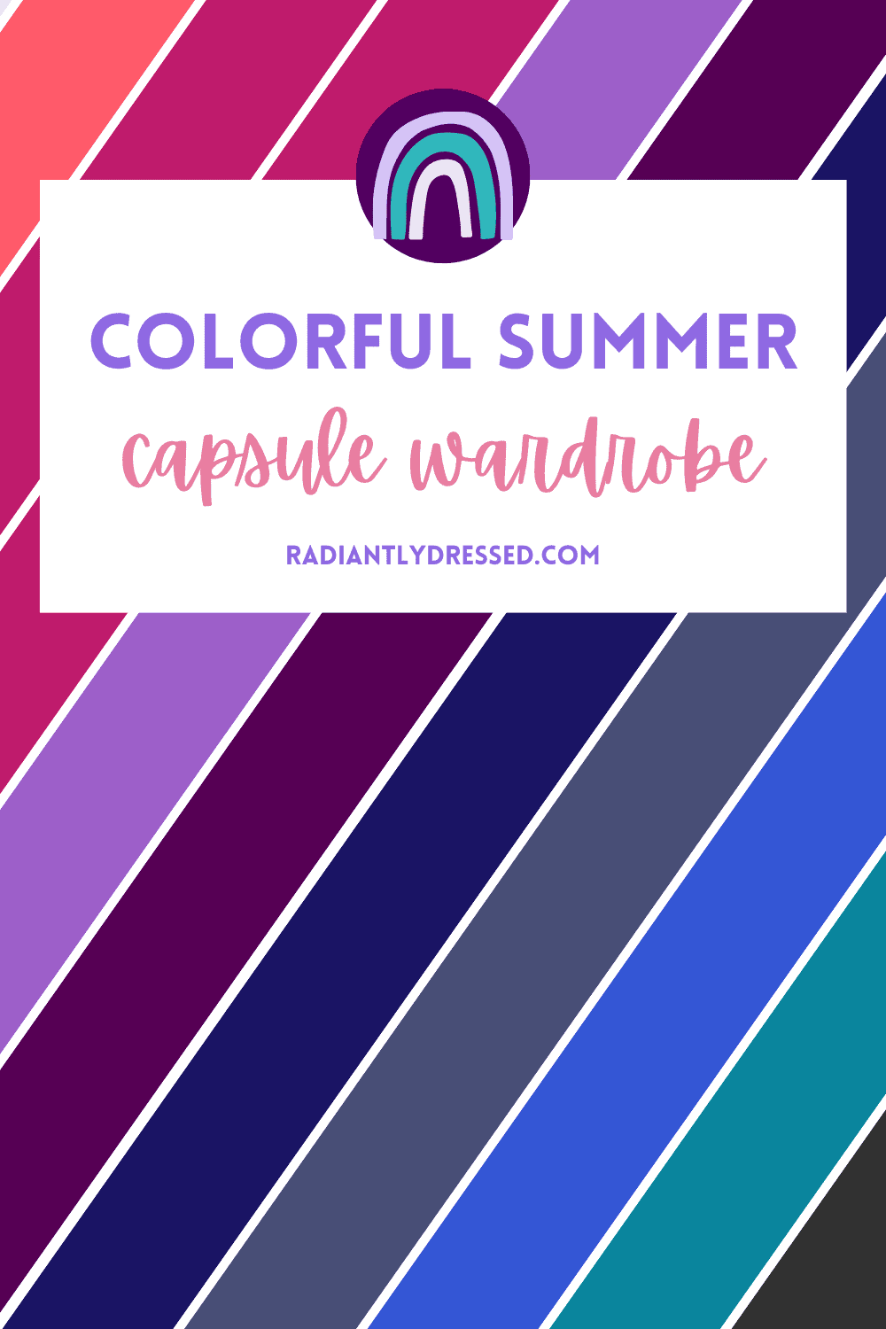Colorful Summer Capsule Wardrobe