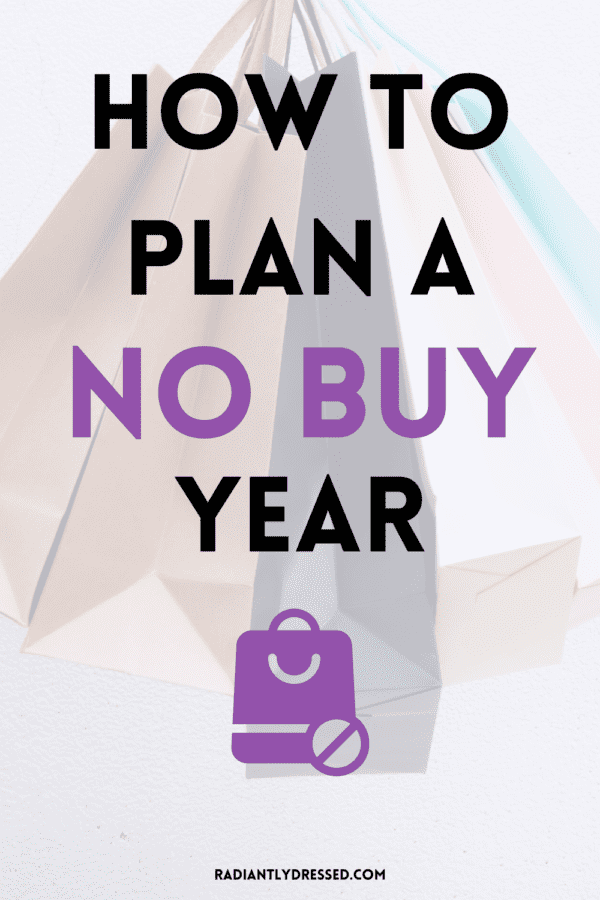 How to Plan and Implement a No-Buy Year