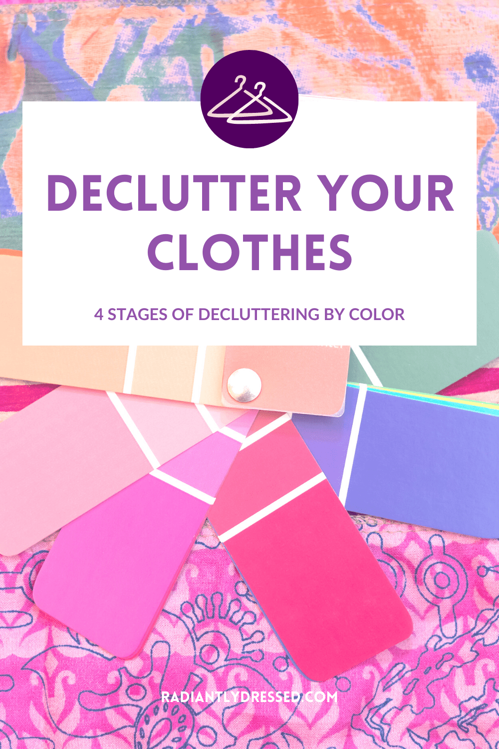 How to Declutter Your Clothes Using Color