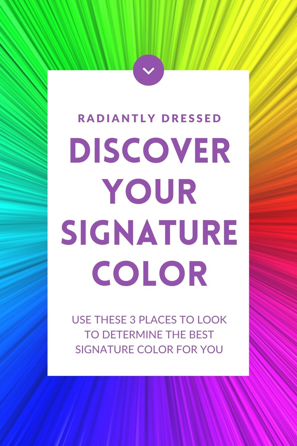 How to Discover your Signature Color