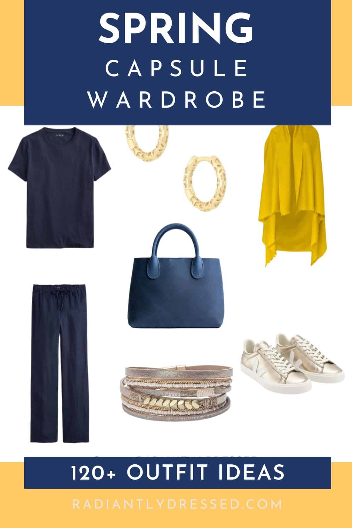 Create a Fresh Spring Capsule Wardrobe with These Clothing 25 Items