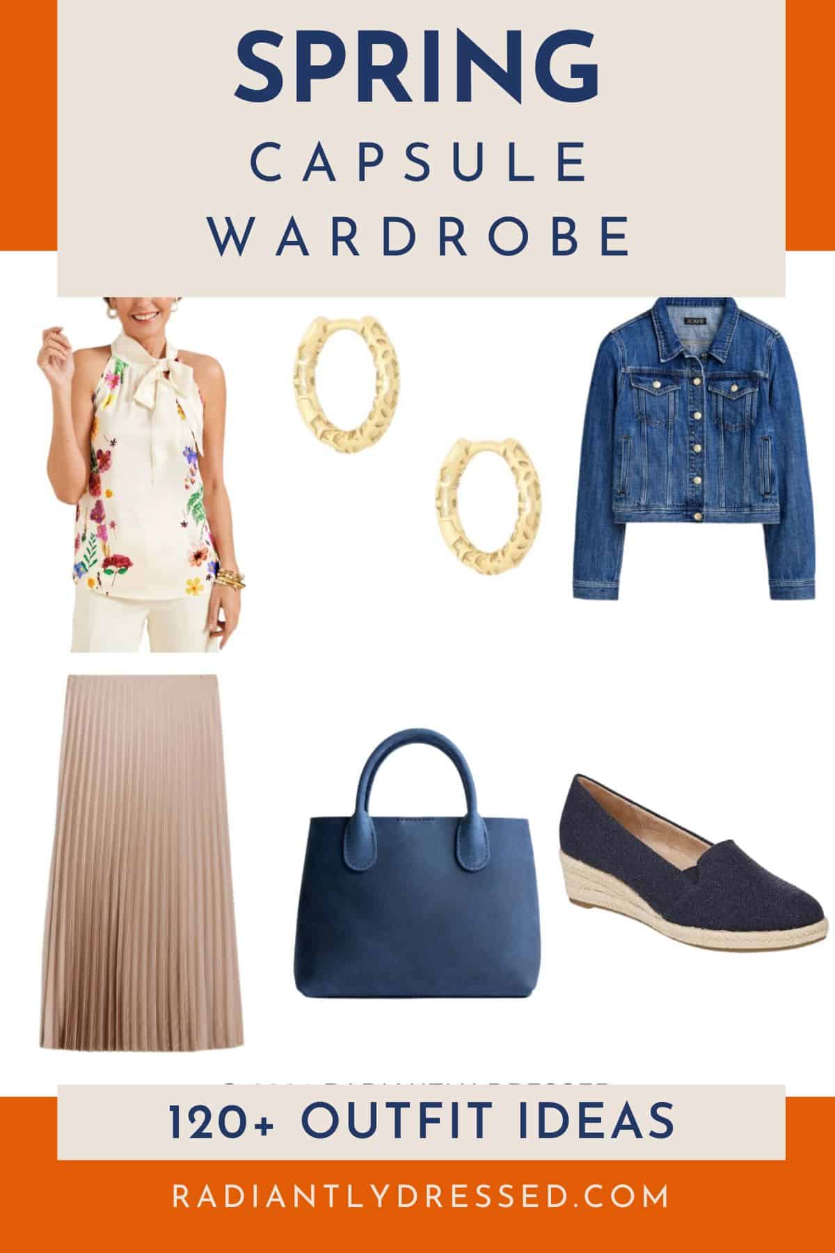 Create a Fresh Spring Capsule Wardrobe with These Clothing 25 Items