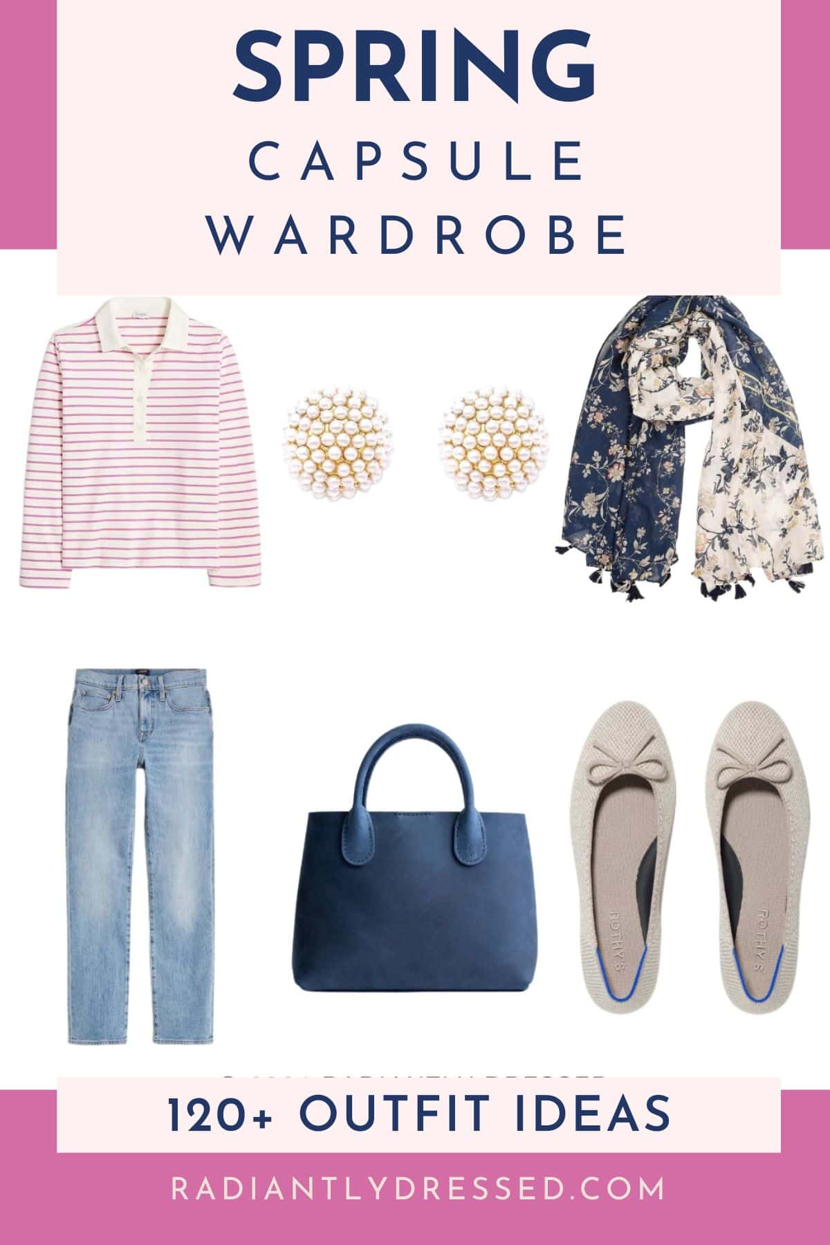 Create a Fresh Spring Capsule Wardrobe with These Clothing 25 Items
