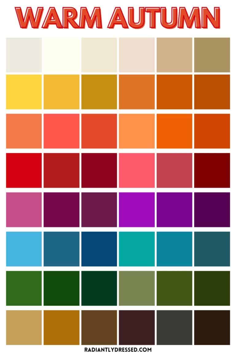 Warm Autumn: Color Palette, Capsule Wardrobe, and Ultimate Guide at ...
