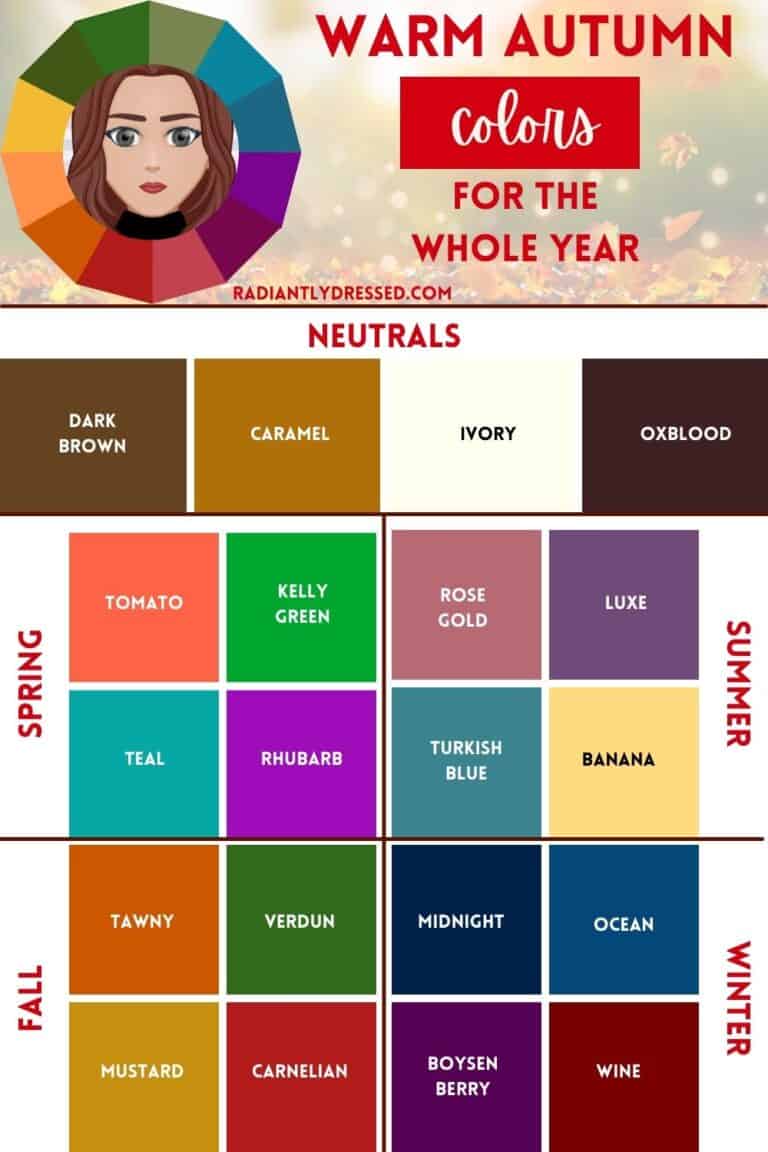 Warm Autumn: Color Palette, Capsule Wardrobe, and Ultimate Guide at ...