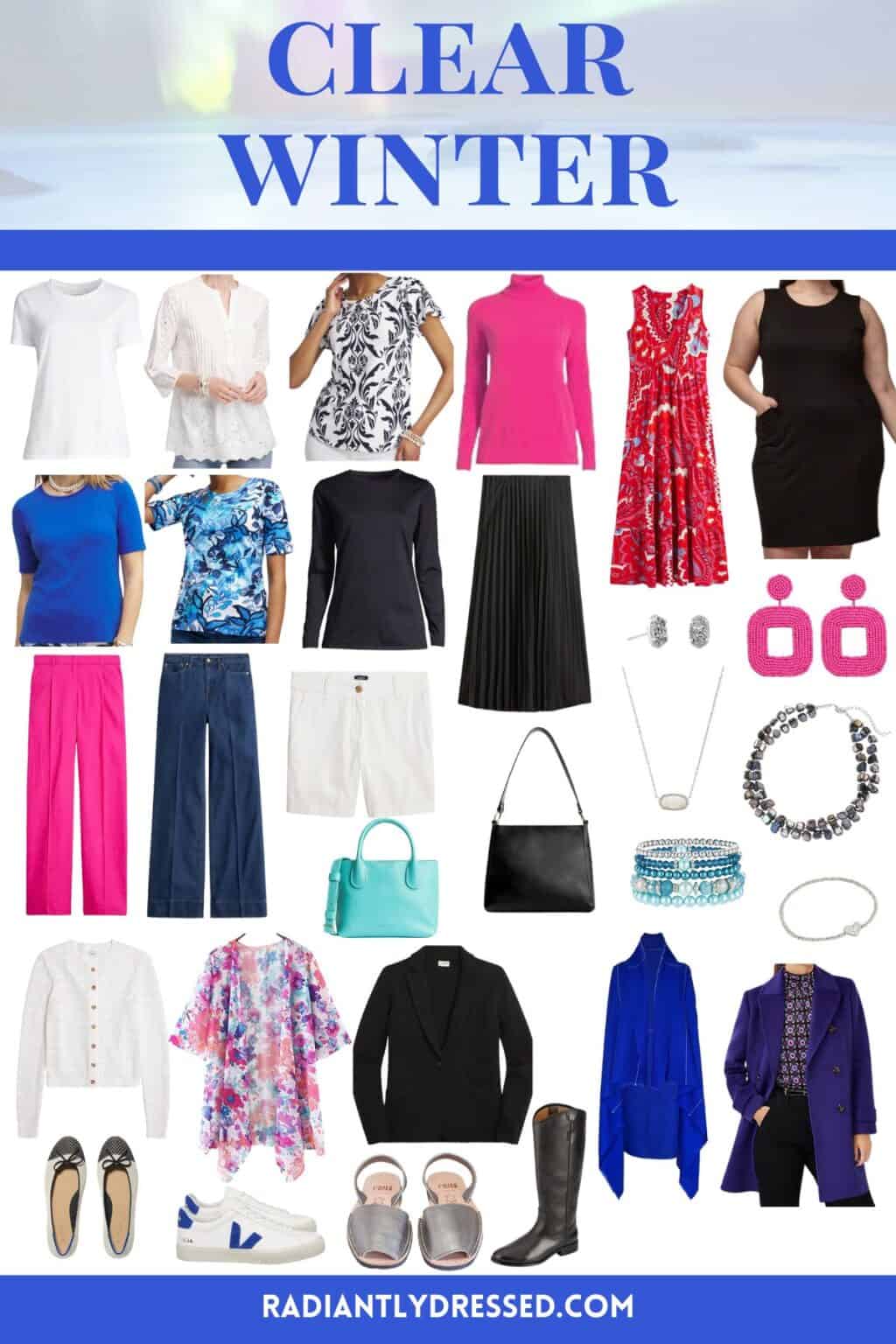 Bright/Clear Winter: Color Palette, Capsule Wardrobe, and Ultimate ...