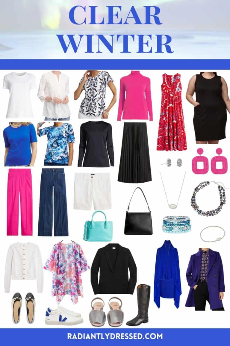 Bright/Clear Winter: Color Palette, Capsule Wardrobe, and Ultimate ...