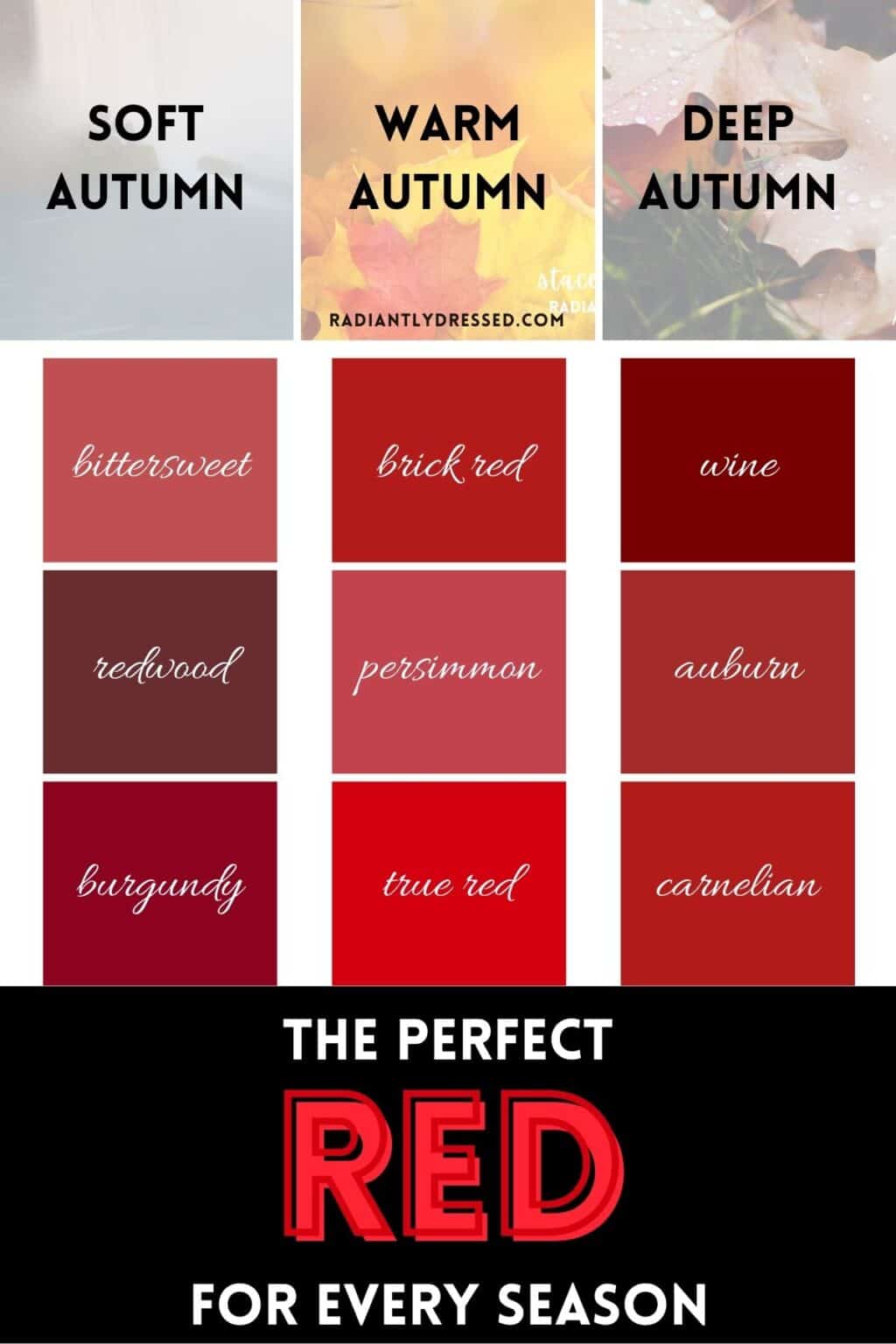 Red for Every Color Season – Find Your Perfect Shade of Red - Radiantly ...