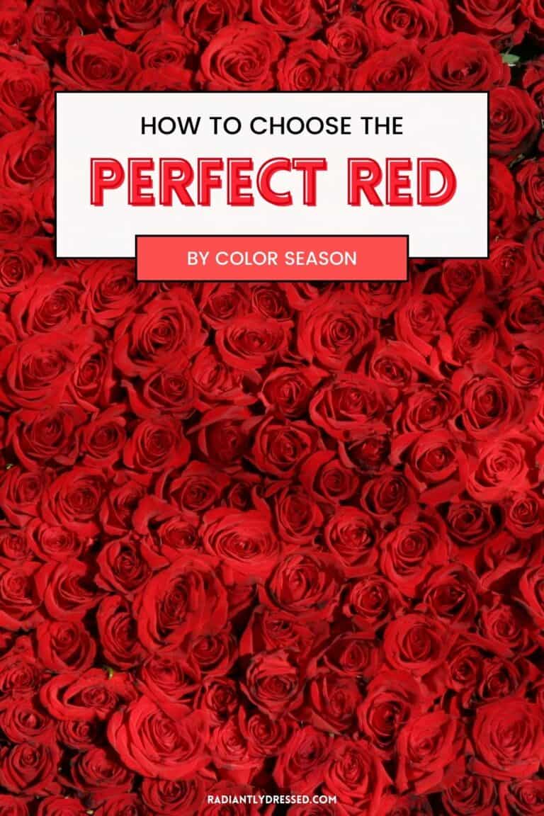 Red for Every Color Season – Find Your Perfect Shade of Red - Radiantly ...