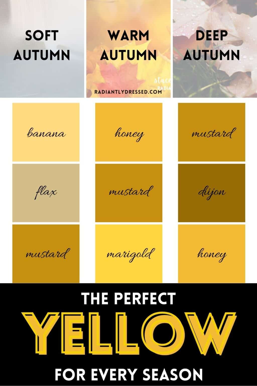 Yellow for Every Color Season – Find Your Perfect Shade of Yellow ...