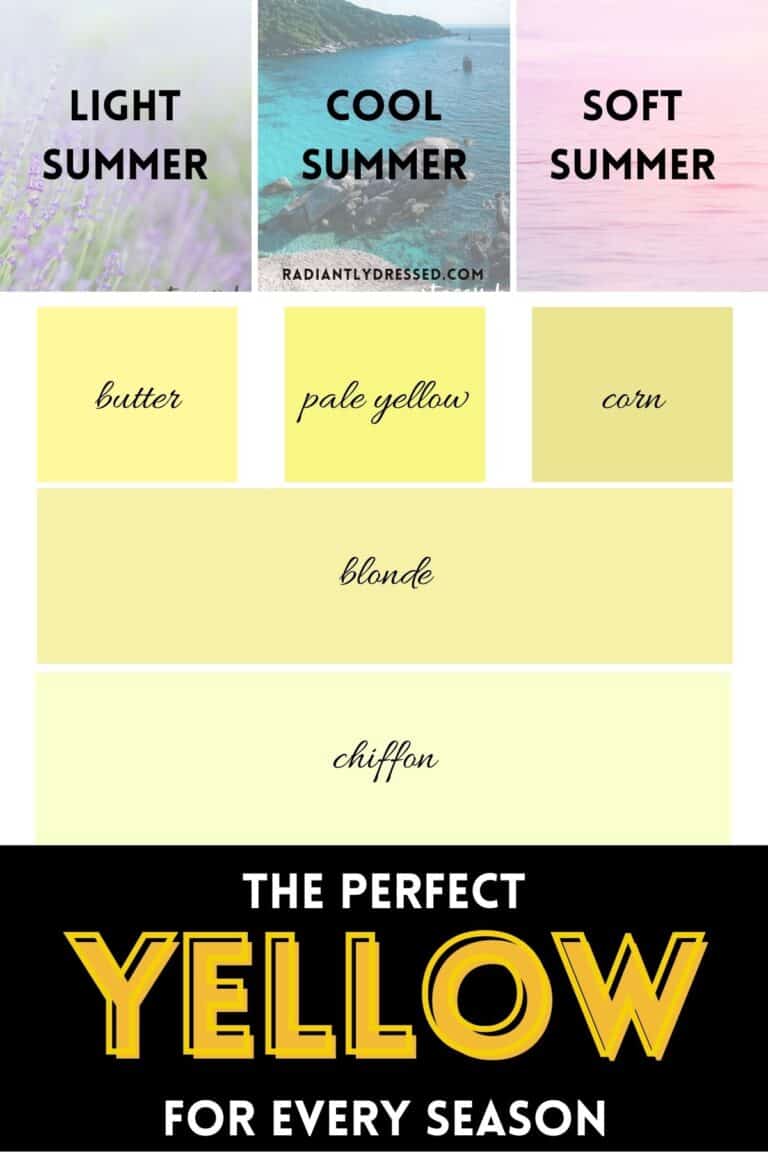 Yellow for Every Color Season – Find Your Perfect Shade of Yellow ...