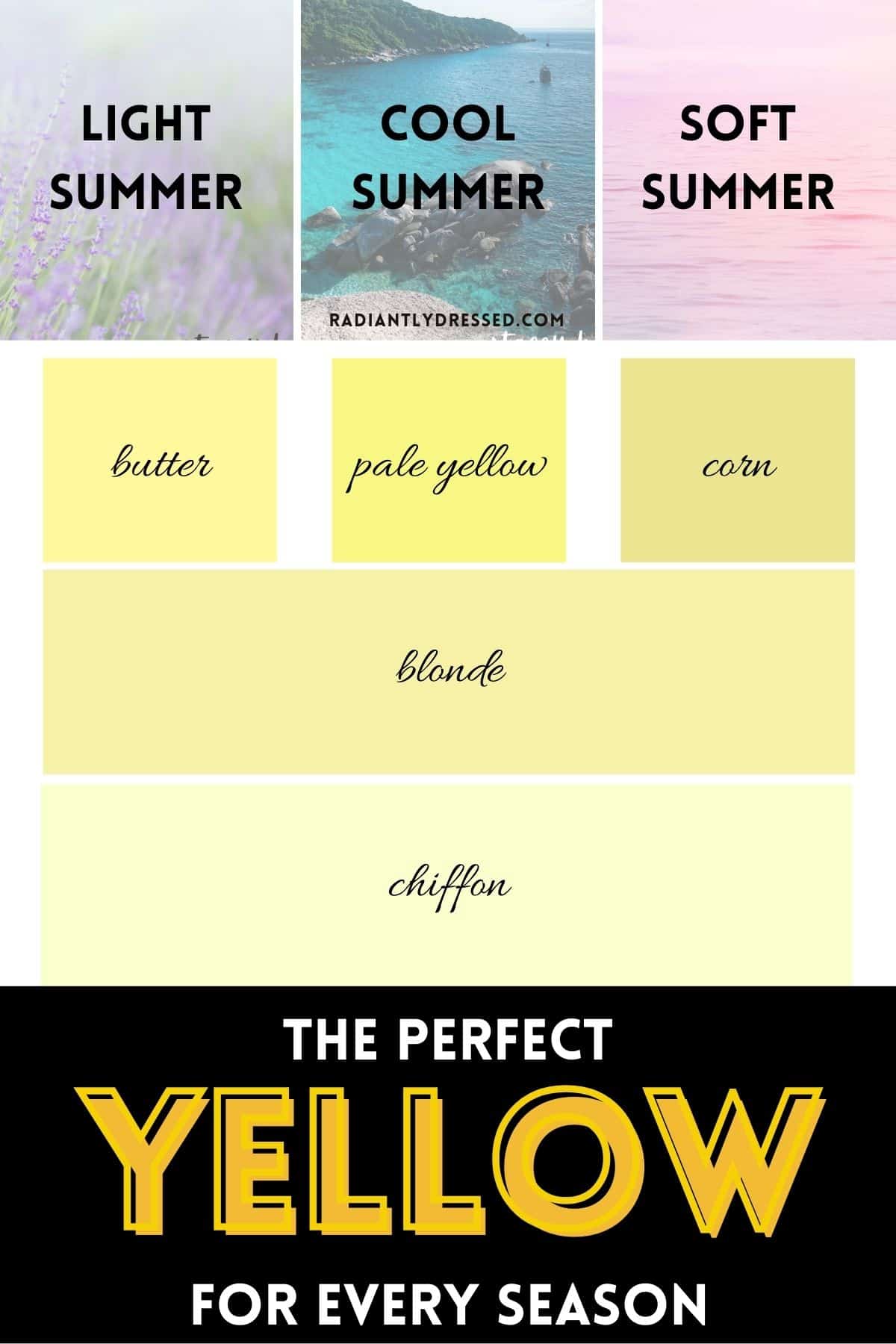 Yellow for Every Color Season – Find Your Perfect Shade of Yellow ...