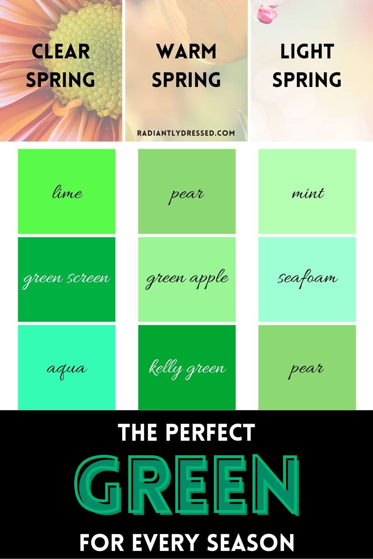 Green for Every Color Season – Find Your Perfect Shade of Green ...