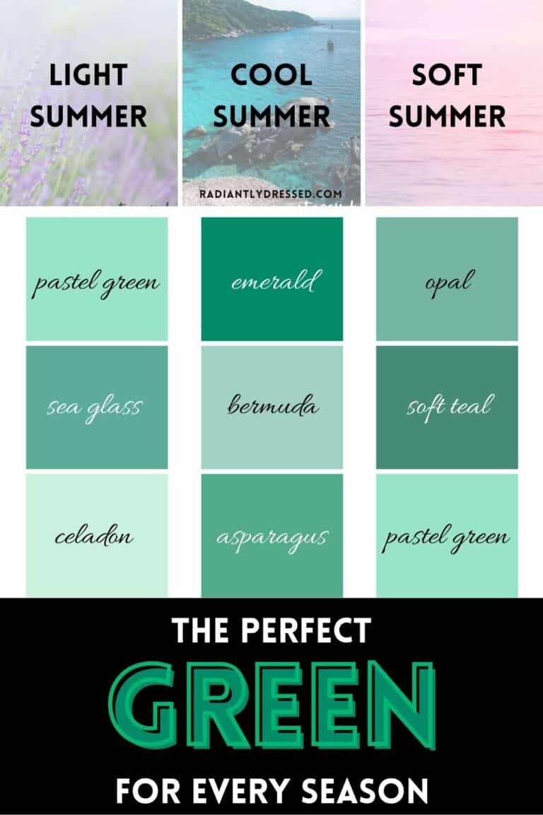 Green for Every Color Season – Find Your Perfect Shade of Green ...