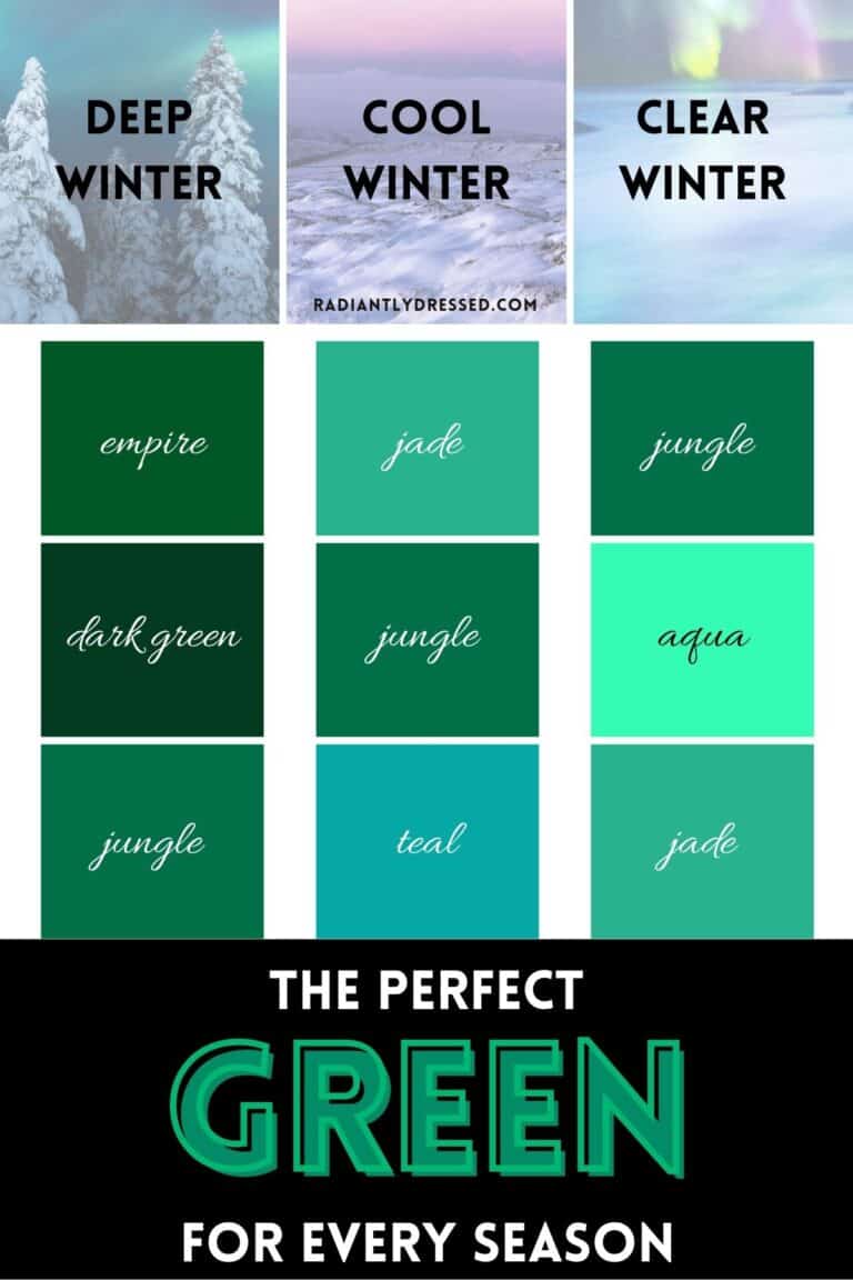 Green for Every Color Season – Find Your Perfect Shade of Green ...