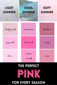 Pink for Every Color Season – Find Your Perfect Pink Hue - Radiantly ...
