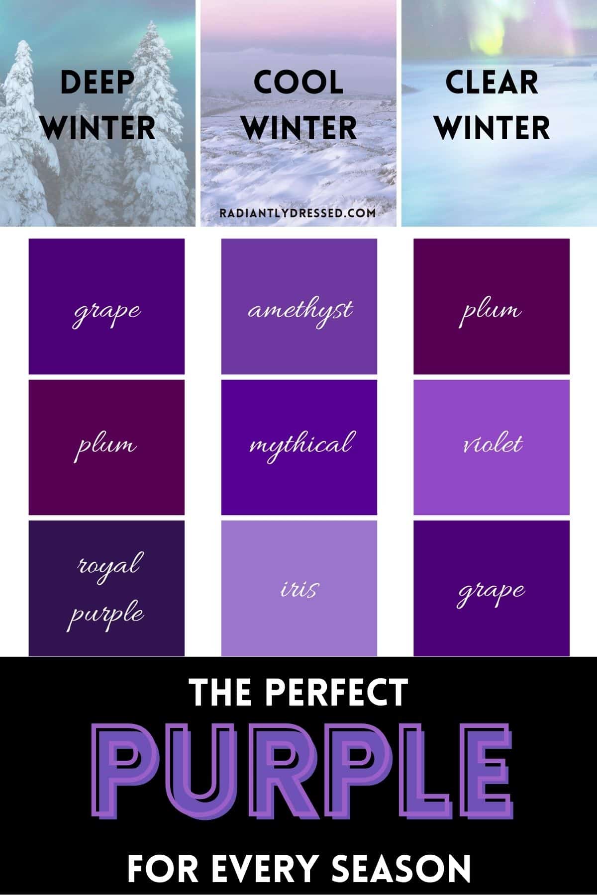 Purple for Every Color Season – Find Your Perfect Purple Hue ...