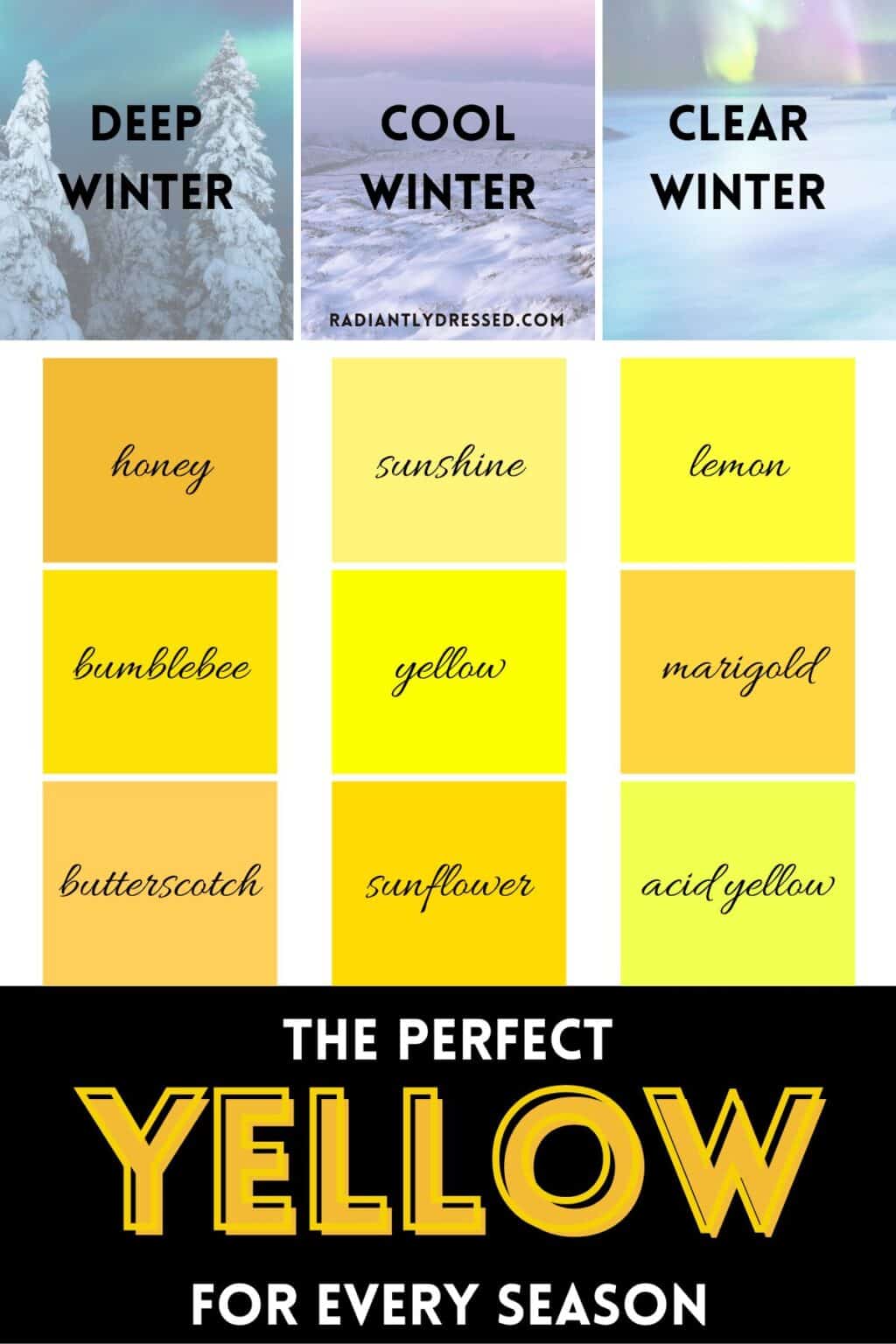 Yellow for Every Color Season – Find Your Perfect Shade of Yellow ...