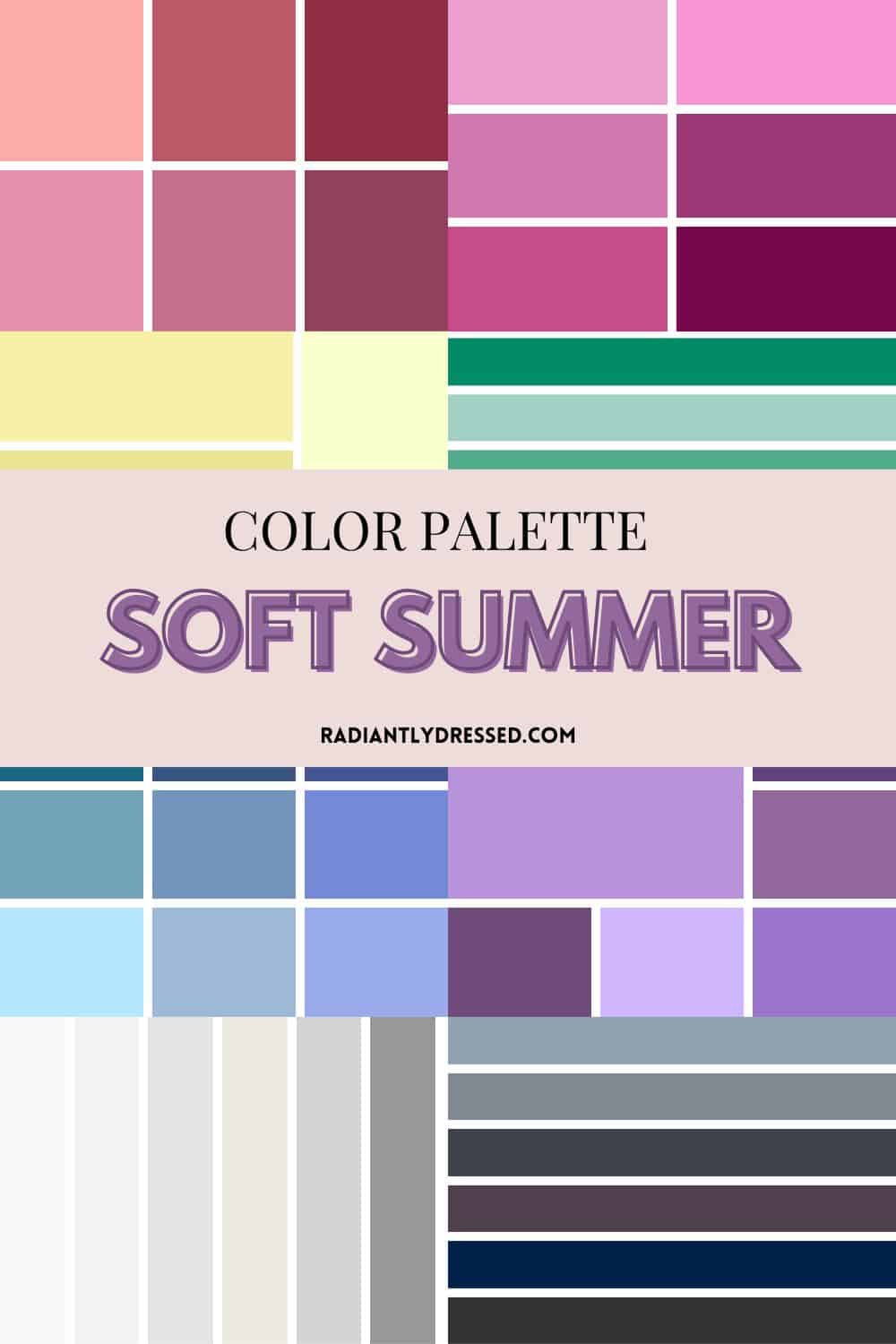 Soft Summer: Color Palette and Wardrobe Guide for 2025 at Radiantly Dressed