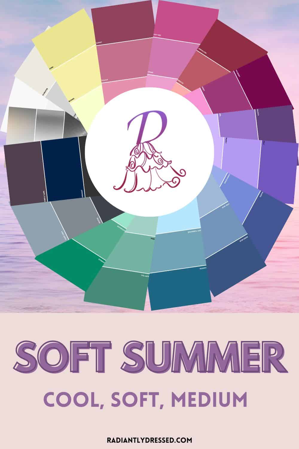 Soft Summer: Color Palette and Wardrobe Guide for 2025 at Radiantly Dressed