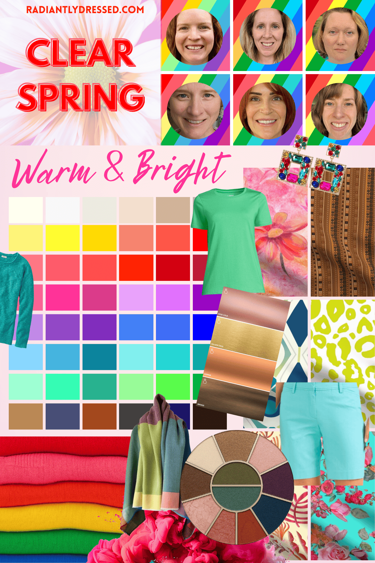 Clear/Bright Spring: Color Palette and Wardrobe Guide for 2025 at ...