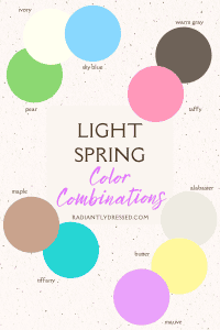Light Spring: Color Palette and Wardrobe Guide for 2025 at Radiantly ...